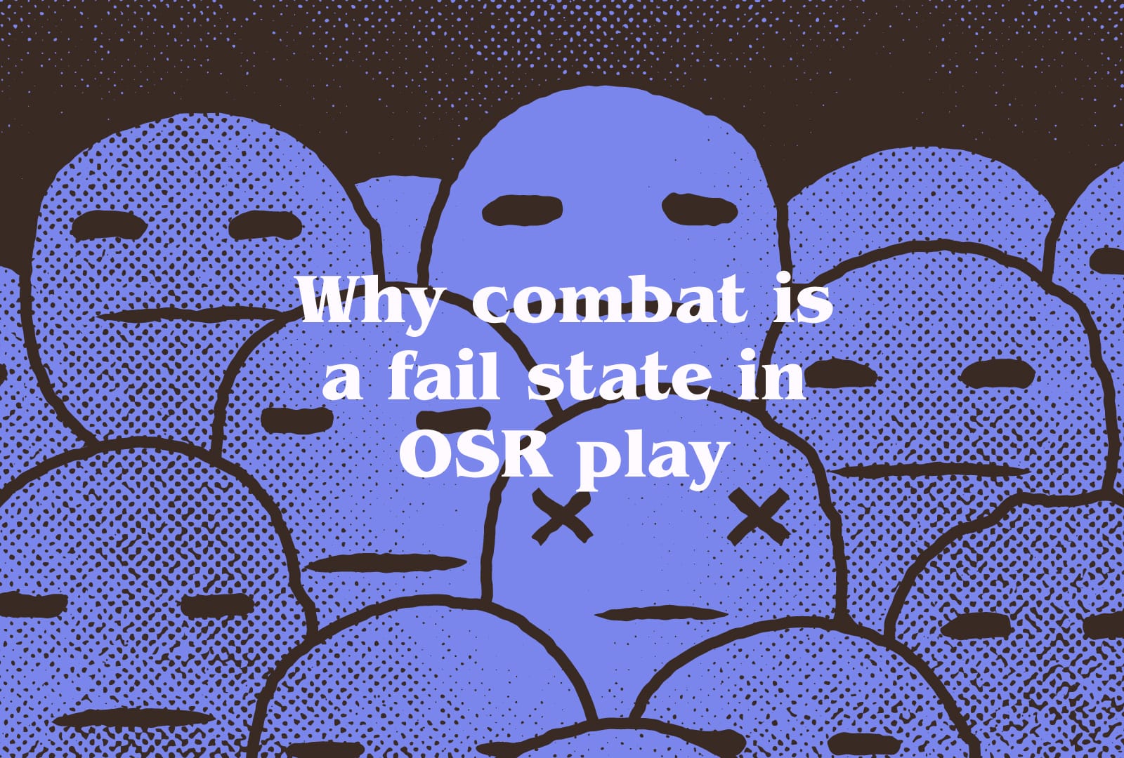 Why Combat Is a Fail State