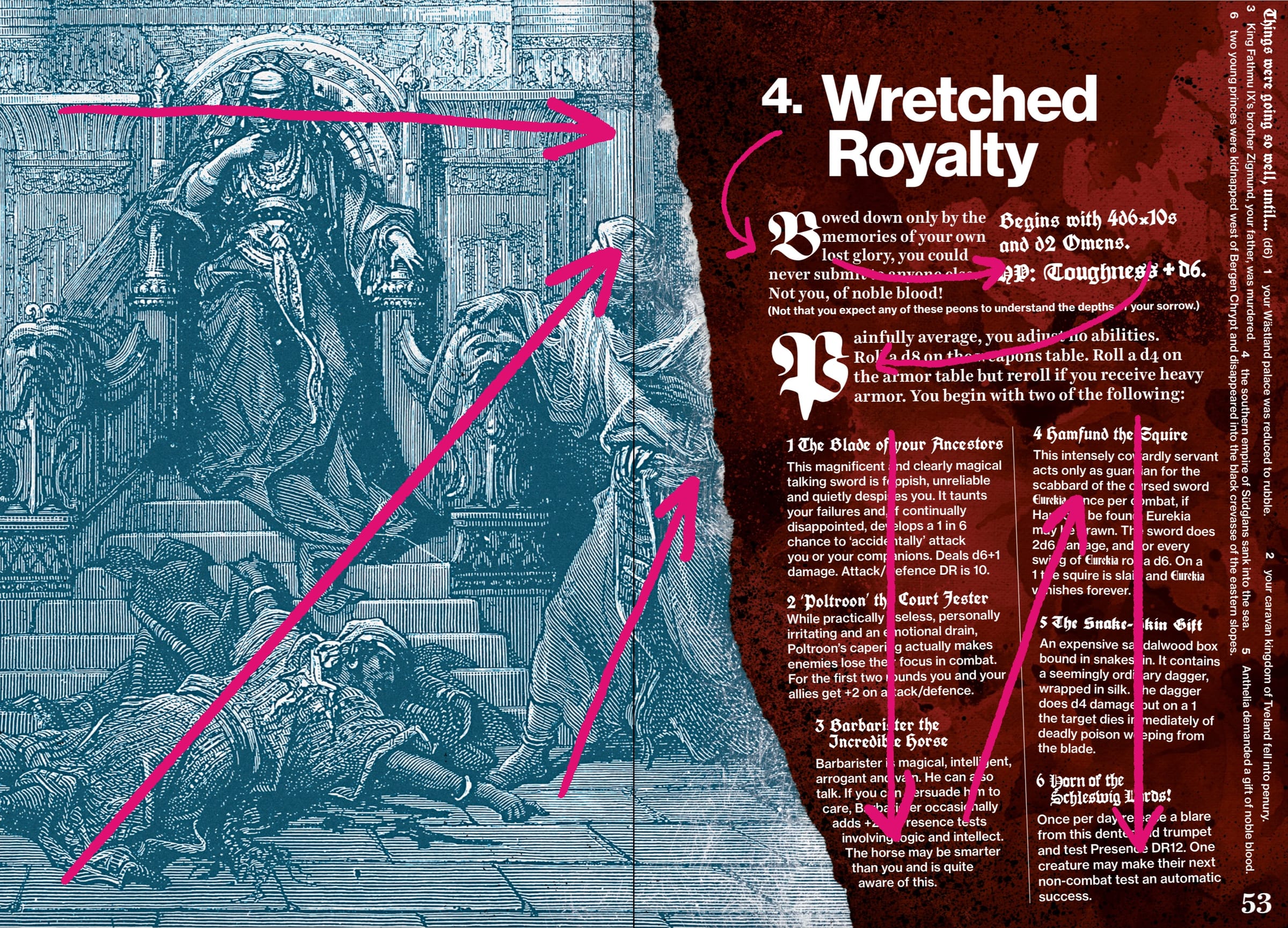 Mörk Borg (Layout Exhibit)